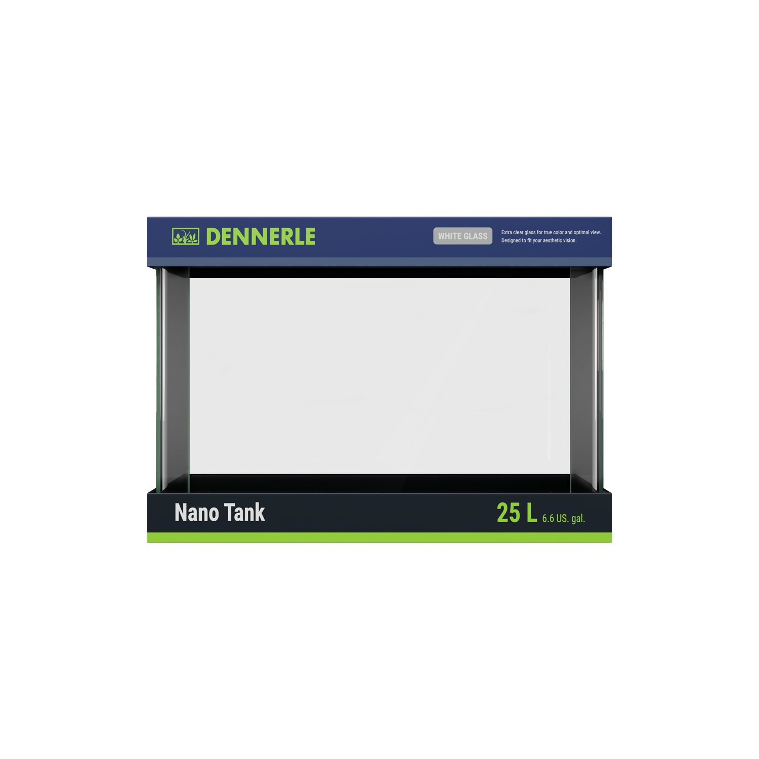 Dennerle Nano Tank White Glass - Aquascaping-Aquarium aus Weißglas